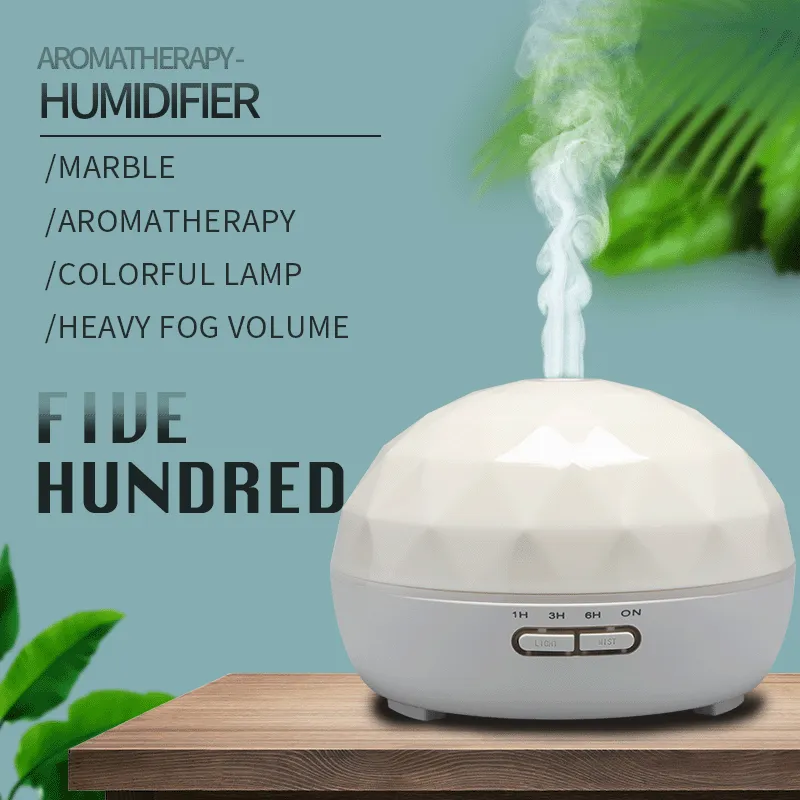 300ML 7 Colors Lights Water Aroma Essential Oil Diffuser Manual ...